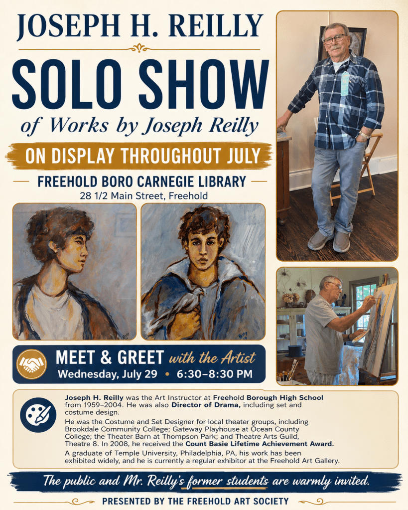 Announcing Joe Reilly’s Solo Show | Freehold Art Society